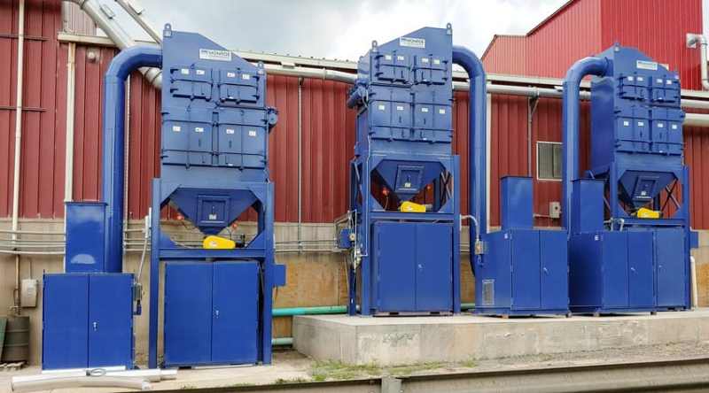 Industrial Cartridge Dust Collectors - Dry Dust, PM - Monroe Environmental