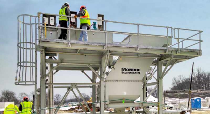 Lamella Plate Vertical Clarifier - Monroe Environmental