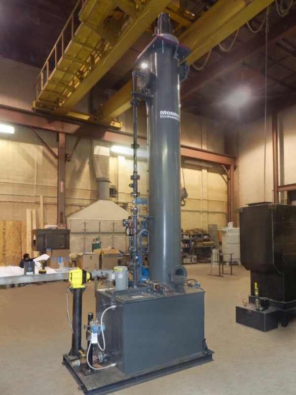 Amine Scrubber Provides Fume Control - Monroe Environmental