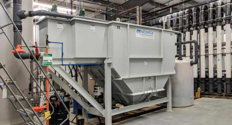 Horizontal Plate Clarifiers - Cross-Flow Inclined Plate - Monroe Environmental