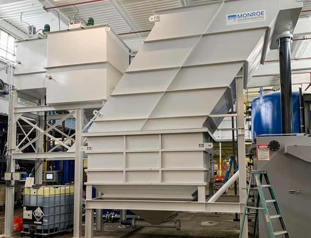 Secondary Clarifier for Polymer Plant - Monroe Environmental